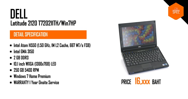 DELL Latitude 2120 T720211TH/Win7HP-DELL Latitude 2120 T720211TH/Win7HP ...