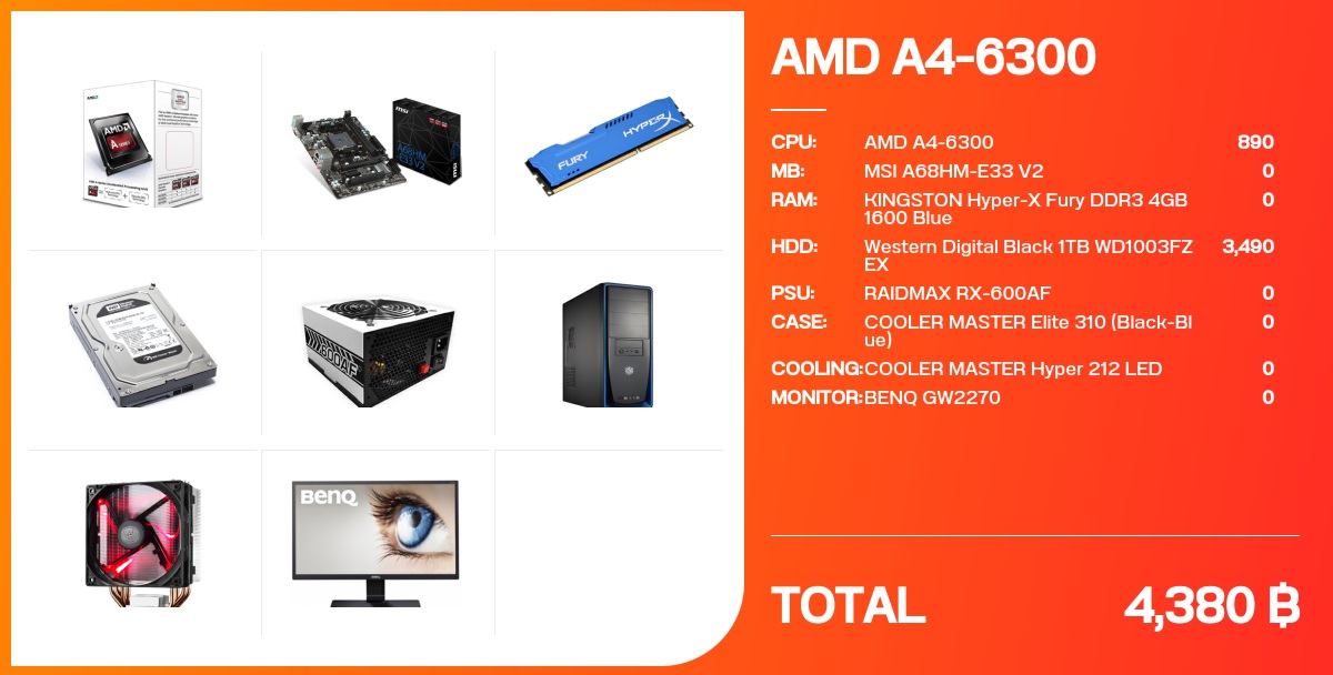 AMD A4-6300 - จัดสเปค - Notebookspec