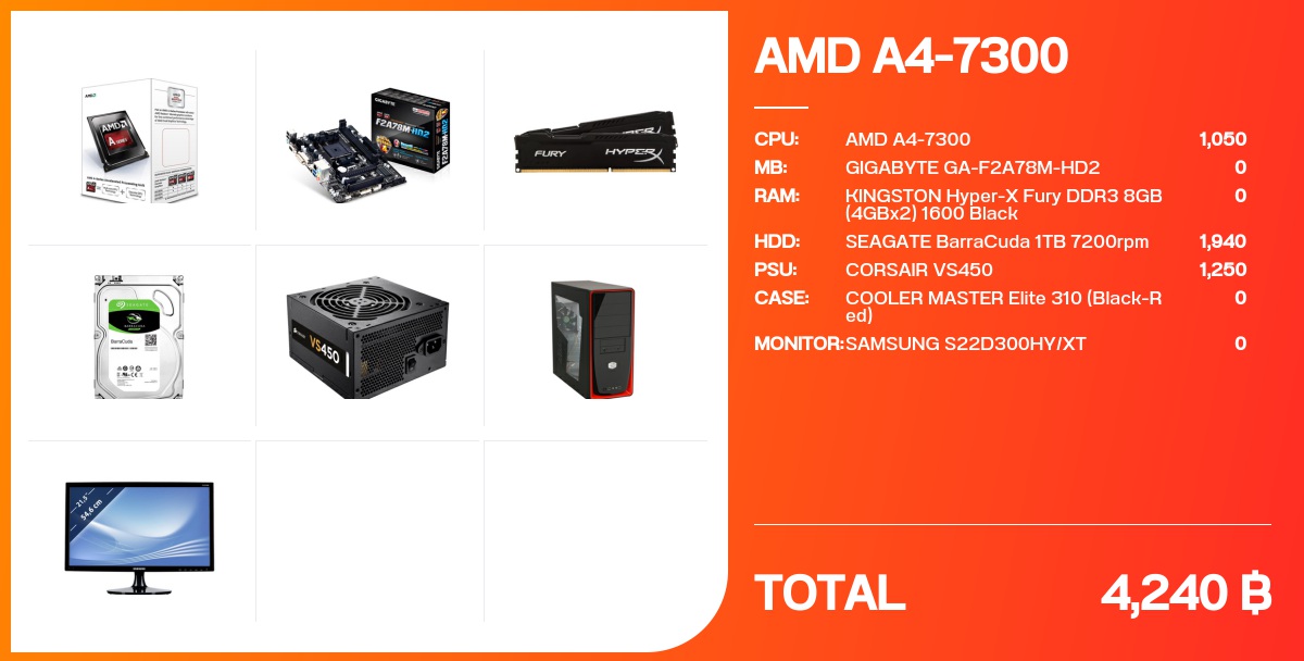 AMD A4-7300 - จัดสเปค - Notebookspec