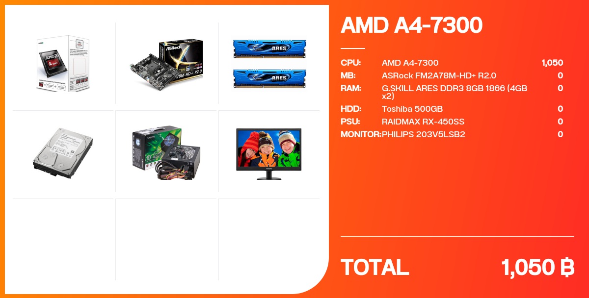 AMD A4-7300 - จัดสเปค - Notebookspec