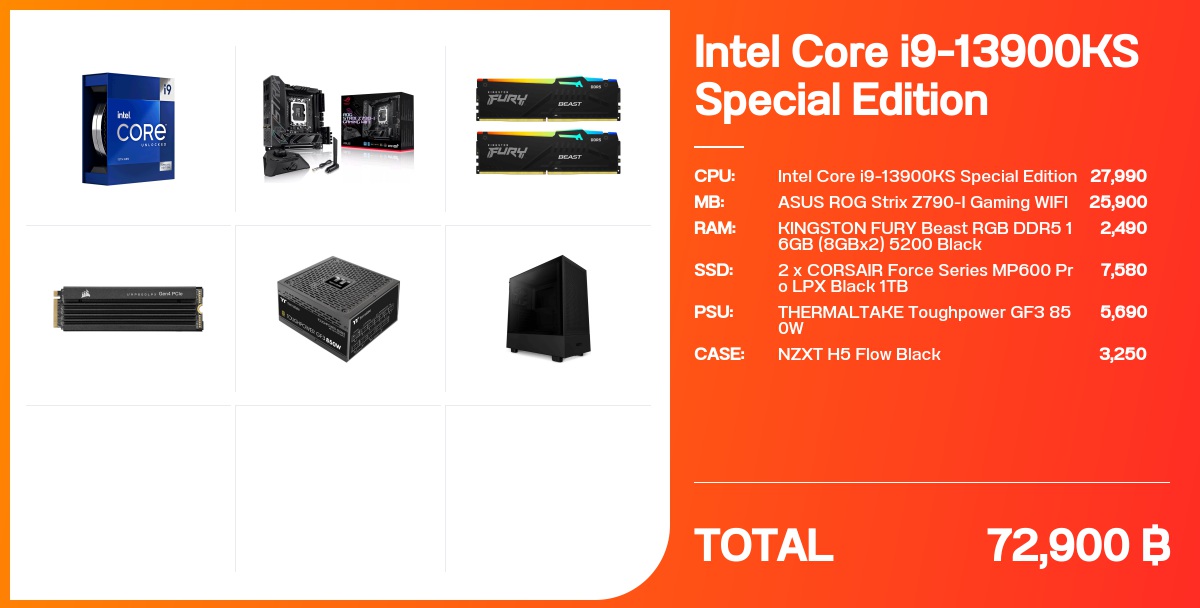 Intel Core i9-13900KS Special Edition - จัดสเปค - Notebookspec