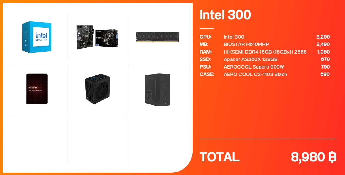 Intel 300 - จัดสเปค - Notebookspec