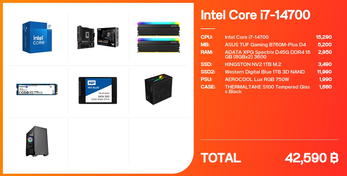 Intel Core i7-14700 - จัดสเปค - Notebookspec