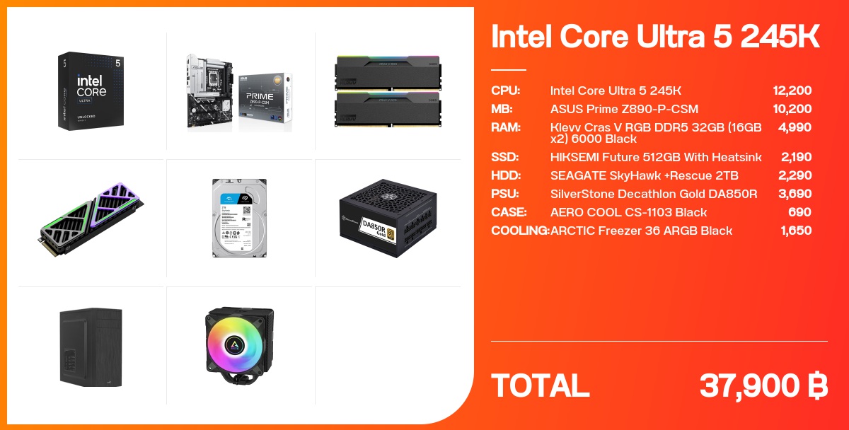 Intel Core Ultra 5 245K - จัดสเปค - Notebookspec