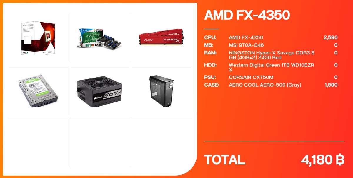 AMD FX-4350 - จัดสเปค - Notebookspec