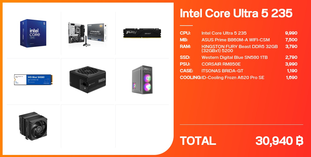 Intel Core Ultra 5 235 - จัดสเปค - Notebookspec