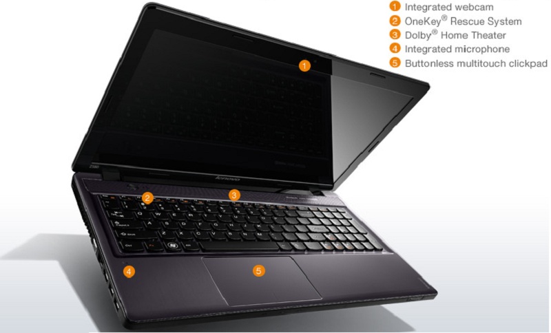 Lenovo IdeaPad Z580-59347371 ซีพียู Intel Core i5-3210M / GeForce GT ...