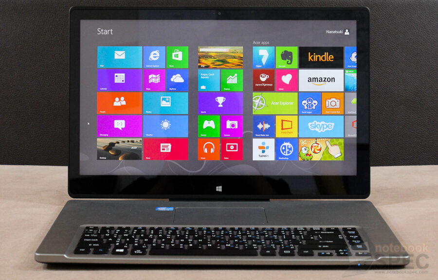 Acer Aspire R7 Review [ไฮบริดโน๊ตบุ๊คกับดีไซน์สุดหรู] - Notebookspec
