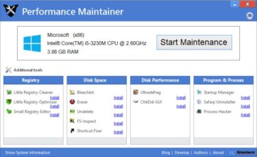 Performance Maintainer เรื่องง่ายๆ กับการ ตรวจสอบ ดูแล คอมพิวเตอร์ - Notebookspec