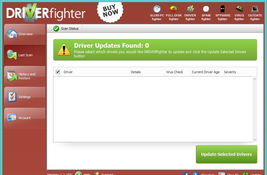 Driver Fighter ตรวจเช็ค สแกน อัพเดตไดรเวอร์ - Notebookspec