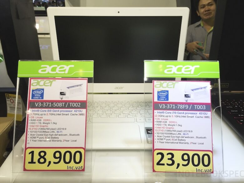 [Commart Comtech 2014] บูธ Acer จัดโปรฯ ลดกระหน่ำถึง 2,000 พร้อมแถม SSD 128GB ฟรี - Notebookspec