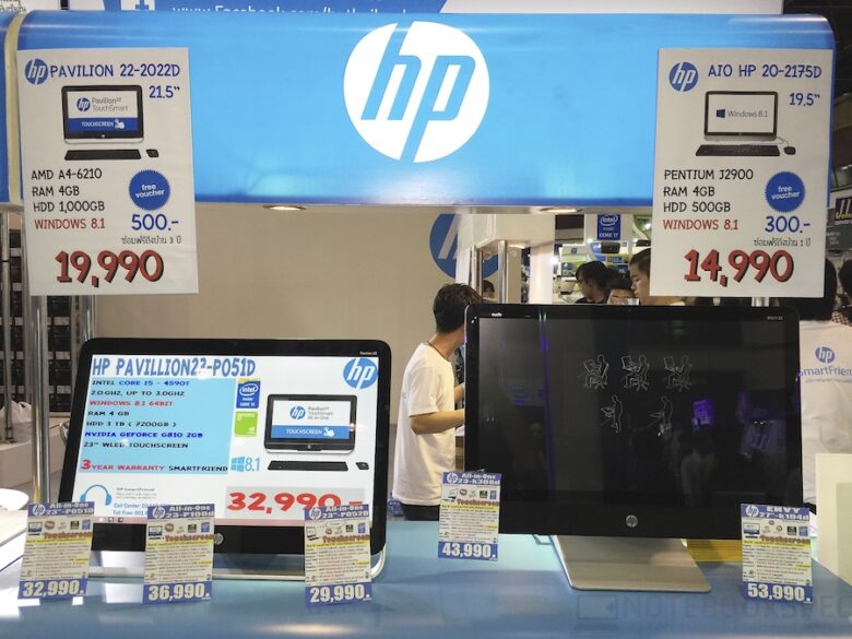 [Commart Comtech 2014] โปรโมชั่นถูก คุ้มบูธ HP ลดราคาโน๊ตบุ๊ครุ่นมันแกว และอื่นๆอีกมากมาย ...