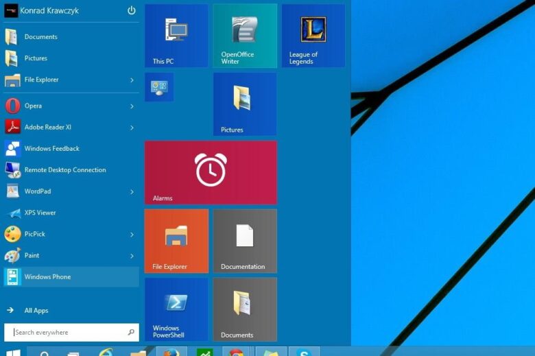 ลดไซส์ให้ Start Menu สำหรับ Windows 10 ประหยัดพื้นที่ - Notebookspec