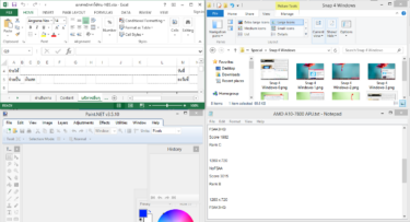 WindowsGrid เปิดใช้หน้าตารางบนหน้าจอ Windows 10 จัดเรียงหน้าต่างตามใจชอบ - Notebookspec