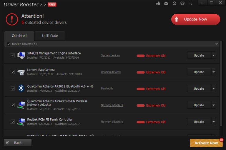 เช็คไดรเวอร์ พร้อมดาวน์โหลดไดรเวอร์และอัพเดตฟรีด้วย Driver Booster 2 - Notebookspec