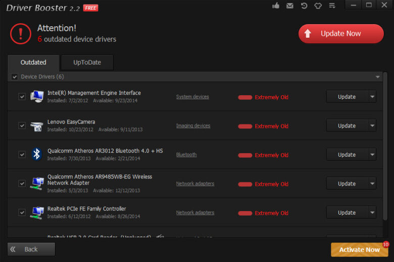 เช็คไดรเวอร์ พร้อมดาวน์โหลดไดรเวอร์และอัพเดตฟรีด้วย Driver Booster 2 ...