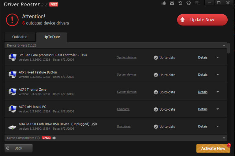 เช็คไดรเวอร์ พร้อมดาวน์โหลดไดรเวอร์และอัพเดตฟรีด้วย Driver Booster 2 - Notebookspec