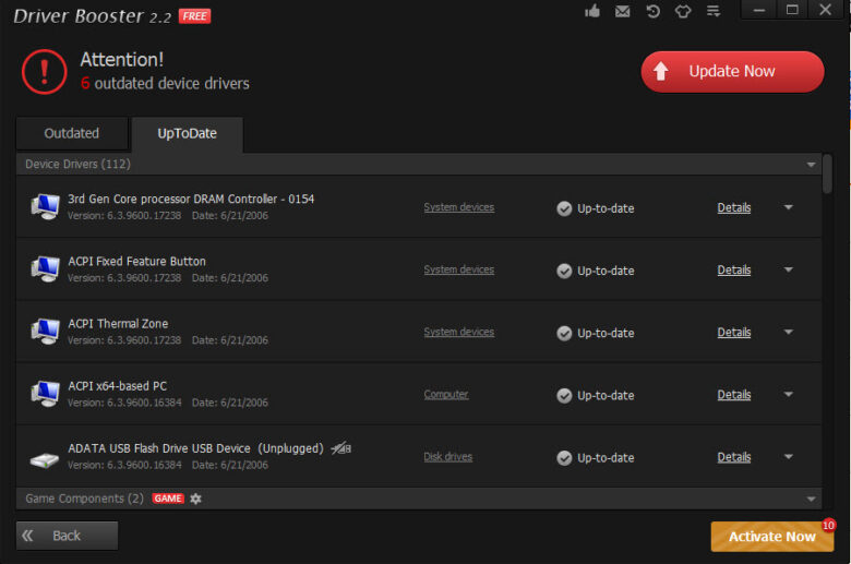 เช็คไดรเวอร์ พร้อมดาวน์โหลดไดรเวอร์และอัพเดตฟรีด้วย Driver Booster 2 ...