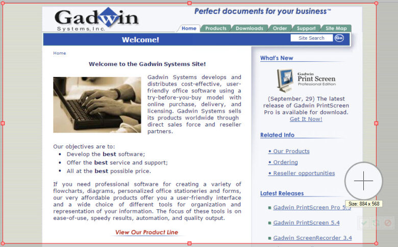 Gadwin PrintScreen ทางเลือกจับภาพหน้าจอ Capture screen ง่ายในคลิกเดียว ...