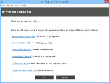 HP Print and Scan Doctor ตรวจสอบประสิทธิภาพ แก้ปัญหาการพิมพ์บน HP ...