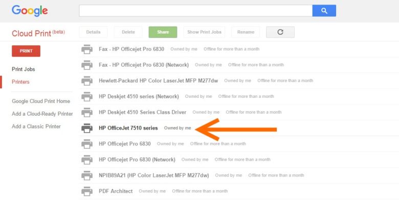 แชร์พรินเตอร์ HP ให้สั่งพิมพ์งานนอกสถานที่ด้วย Google Cloud print - Notebookspec