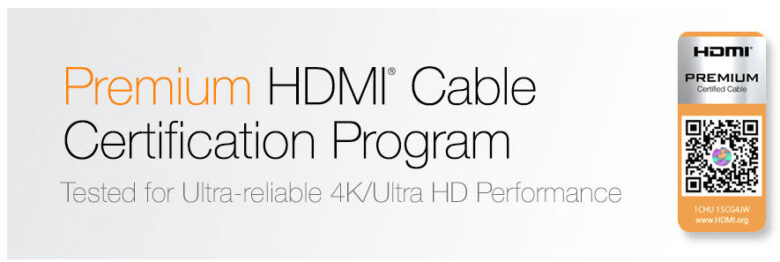 ป้ายสแกน Premium HDMI Cable Certification ช่วยคุณแยกสาย HDMI 4K แท้หรือ ...