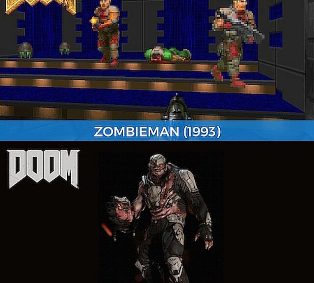 [Game] ชมภาพเปรียบเทียบพลพรรคปีศาจจาก Doom ยุค 90 กับ Doom 2016 ว่า ...
