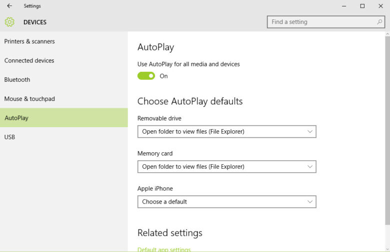 [Windows Tips] เปลี่ยนการตั้งค่า Default ให้ระบบ AutoPlay บน Windows 10 ...