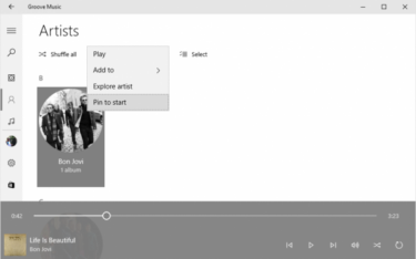 [Windows Tips] ปักหมุดเพลงโปรดเอาไว้บน Start Menu ของ Windows 10 พร้อม ...
