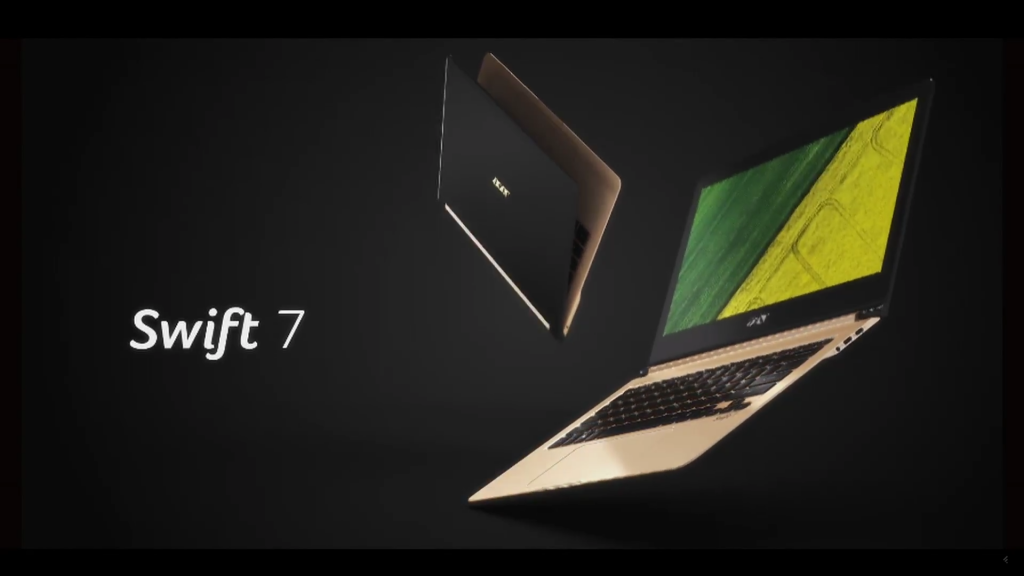 [IFA 2016] Acer Swift 7 โน๊ตบุ๊ครุ่นล่าสุด ที่บาง 9.98 มิลลิเมตร มา ...