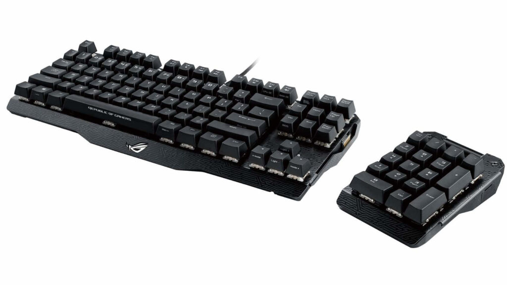 [ASUS] ROG Claymore คีย์บอร์ด Mechanical สุดเจ๋งพร้อมไฟ RGB ถอด Numpad ...