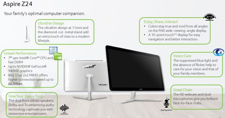 [Acer@Next 2017] Aspire U27 และ Aspire Z24 All-in-One PC สุดบาง ระบาย ...