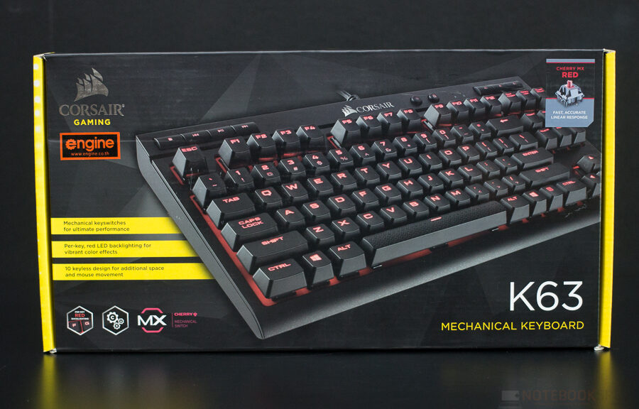 [Review] สุดยอดคีย์บอร์ด Tenkeyless "Corsair K63" มาพร้อม Red Switch ...