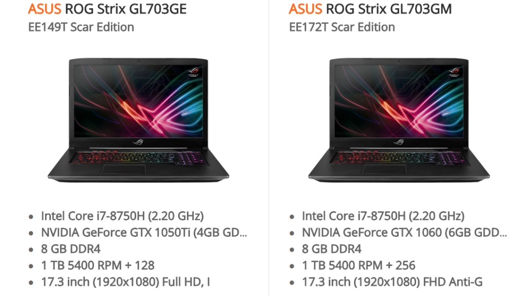 Preview - ASUS ROG Strix GL703 Scar Edition เป็น Gaming Notebook จอ 17. ...