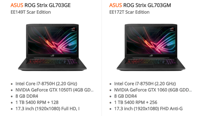 Preview - ASUS ROG Strix GL703 Scar Edition เป็น Gaming Notebook จอ 17. ...