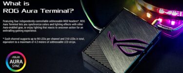 ASUS เปิดตัว ROG Aura Terminal อุปกรณ์ควบคุมแสงไฟ LED หลังจอคอม เพื่อ ...