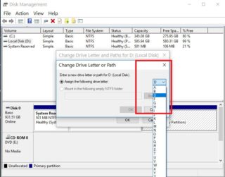 Windows Tips - เปลี่ยนชื่อ Drive Letter ที่ตั้งจาก E: เป็น D ...