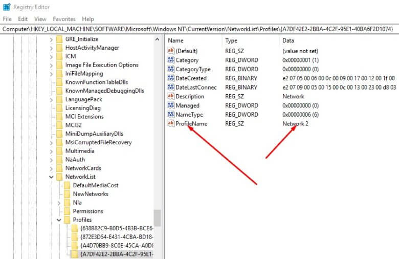 Windows Tips - เปลี่ยนชื่อ Network Profile ใน Windows 10 - Notebookspec