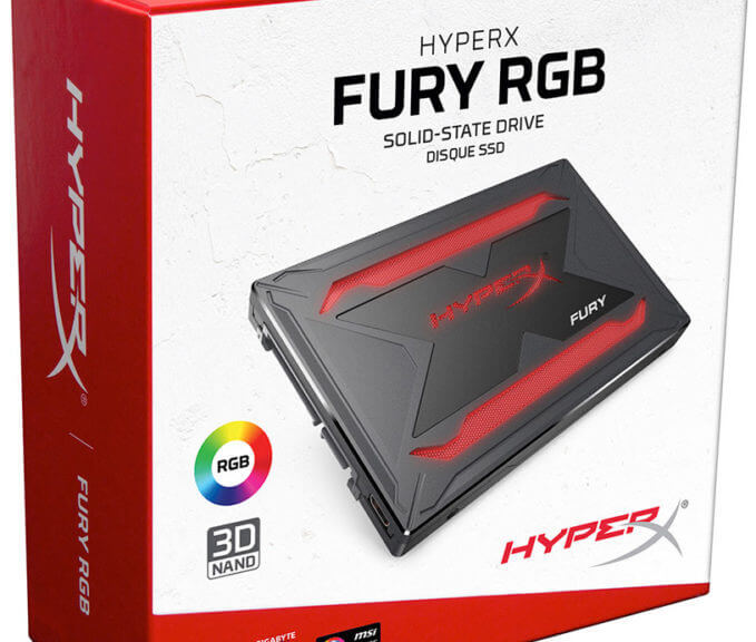 Kingston - เปิดตัว HyperX Fury RGB SSD ที่มาพร้อมกับไฟ RGB ความจุสูงสุด ...