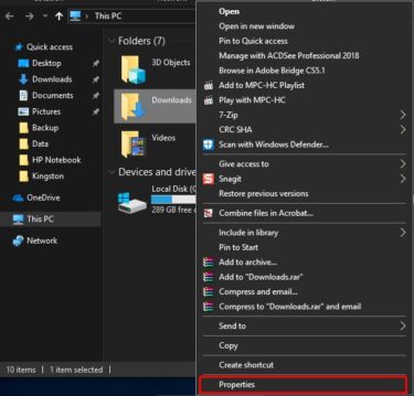 Windows Tips - ย้ายโฟลเดอร์ที่ Download จากปกติอยู่ Drive C ไปไว้ Drive D - Notebookspec
