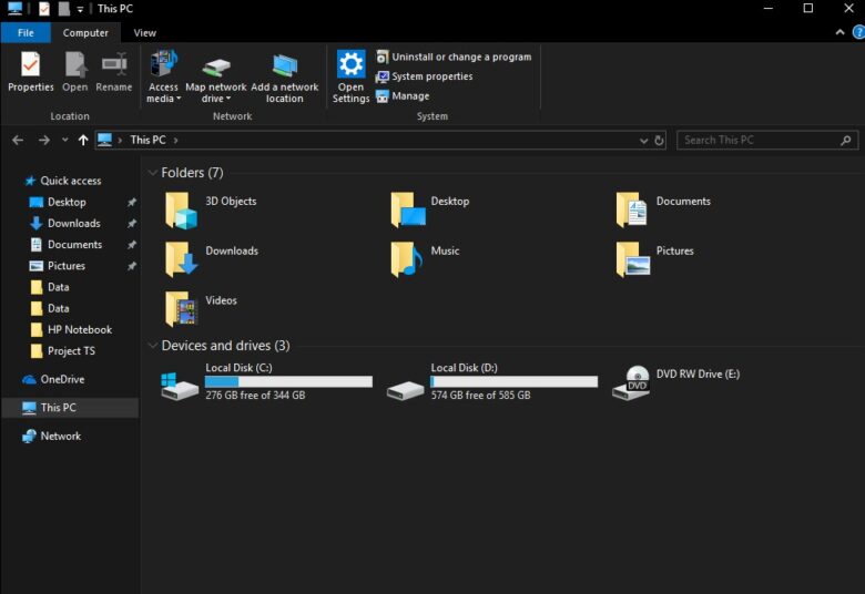 Windows Tips - Dark Mode แบบใหม่ใน Windows 10 1809 - Notebookspec