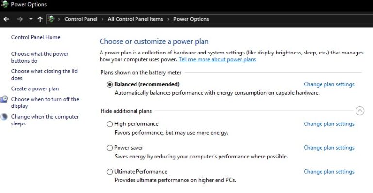 Windows Tips - วิธีนำ High Performance ใน Power Plans กลับคืนมา ...