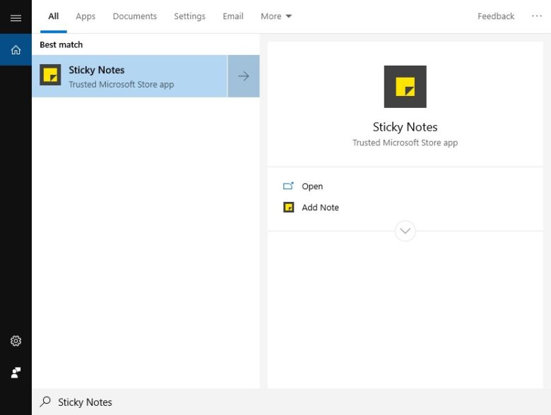 Windows Tip - Sticky Note แบบใหม่ใน Windows 10 - Notebookspec