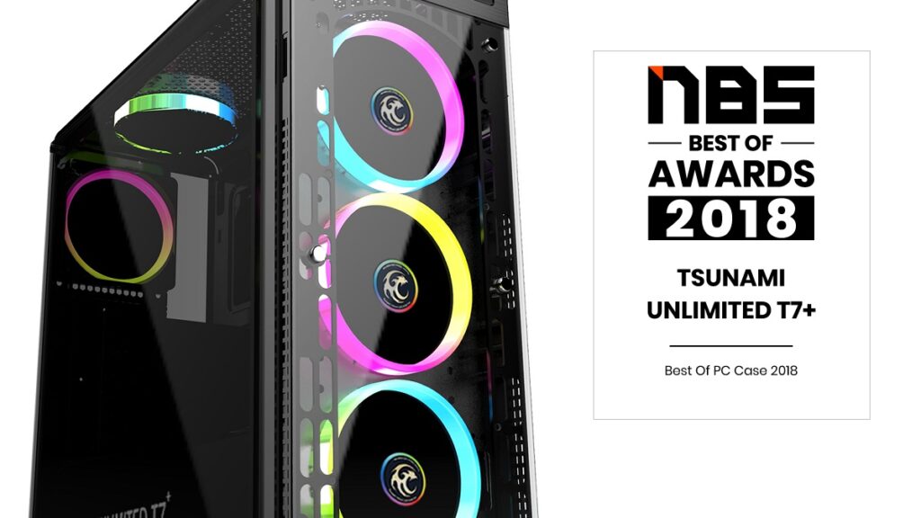 NBS Award - Best of PC Case 2018 Tsunami Unlimited t7+ - Notebookspec
