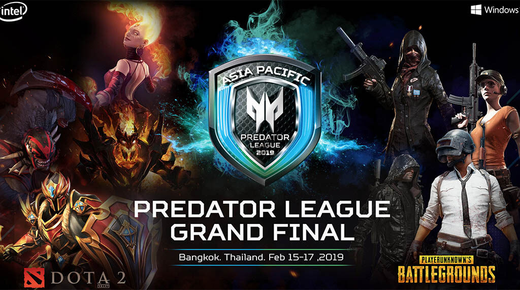 Acer - Asia Pacific Predator League 2019 แข่งขัน 26 ทีม DOTA2 และ PUBG ...