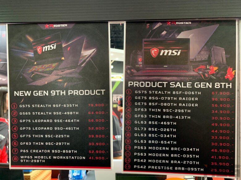 MSI - Promotion Commart 2019 รุ่นเด็ด ลดเป็นหมื่นบาท สูงสุด 50% ของแถมเพียบ พิเศษเฉพาะในงาน ...