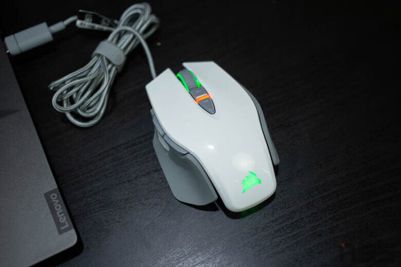 เมาส์ Corsair M56 RGB ELITE คอเกม FPS 18,000 DPI คลิ๊กไว ไฟ RGB แต่งได้ - Notebookspec