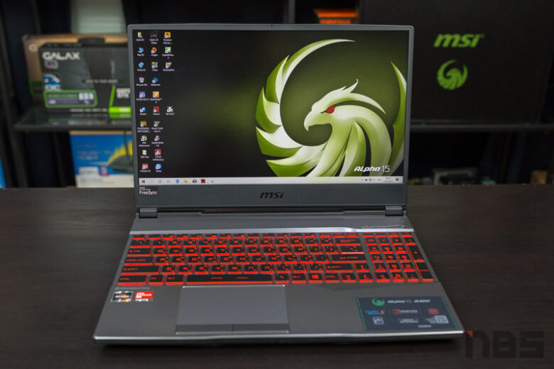 Review - MSI Alpha 15 สเปก AMD Ryzen 7 แรงล้ำด้วย Radeon RX5500M ได้จอ ...