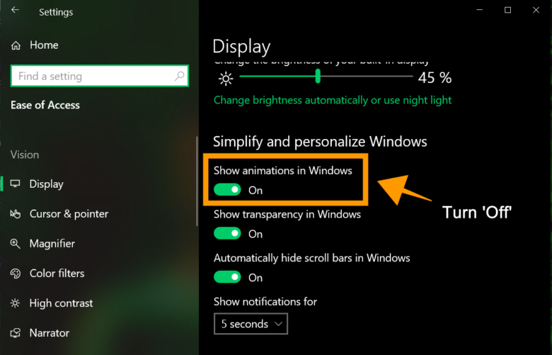 เพิ่มความเร็วให้ Windows 10 ด้วยการปิด Animations จัดการปัญหาเครื่อง ...