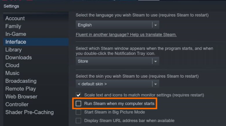3 คลิ๊ก ปิดโฆษณา Popup เมื่อเปิด Steam ให้เข้าเกมได้ไวขึ้น - Notebookspec